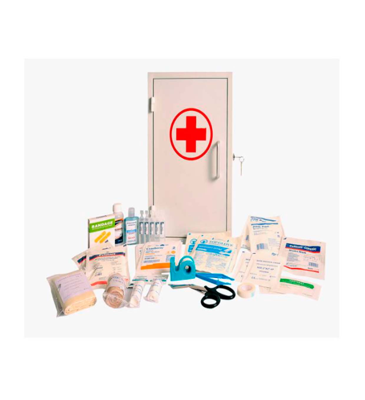 BOTIQUÍN METÁLICO BLANCO 25 PERSONAS - FIREX - Firex Chile